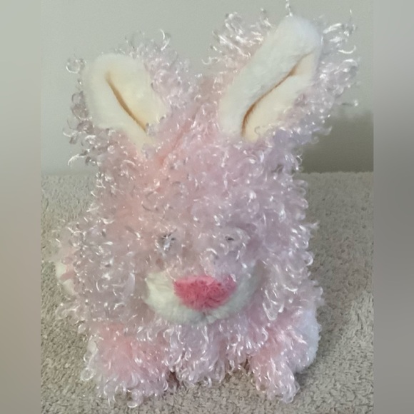 Mary Meyer | Toys | Mary Meyer Pink Curly Haired Easter Bunny Plush ...